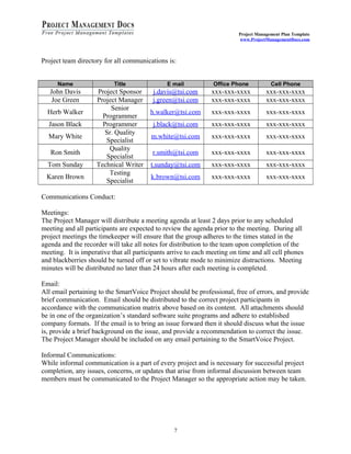 Project management-plan | PDF
