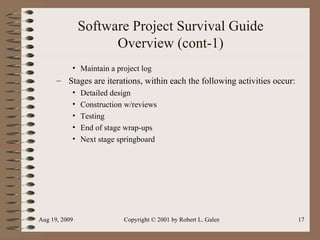 Project Management Workshop Overview | PPT