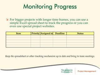 Project Mgt Training | PDF