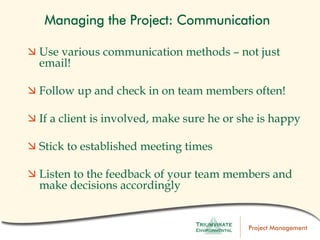 Project Mgt Training | PDF