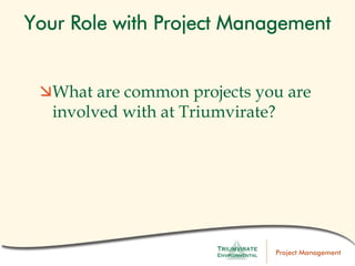 Project Mgt Training | PDF