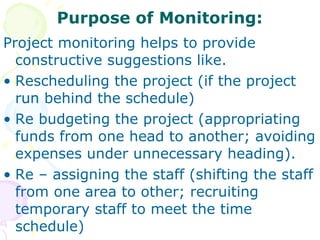 Project monitoring-evaluation-sr-1223744598885201-9 | PPT | Business ...