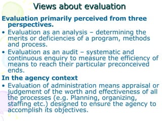 Project Monitoring & Evaluation | PPT