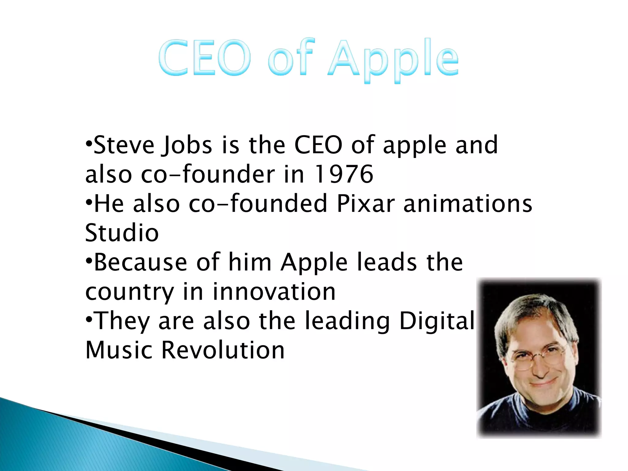 Apple inc. Project | PPT