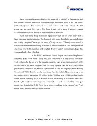 Project on-distribution-channel-of-pepsi | DOC