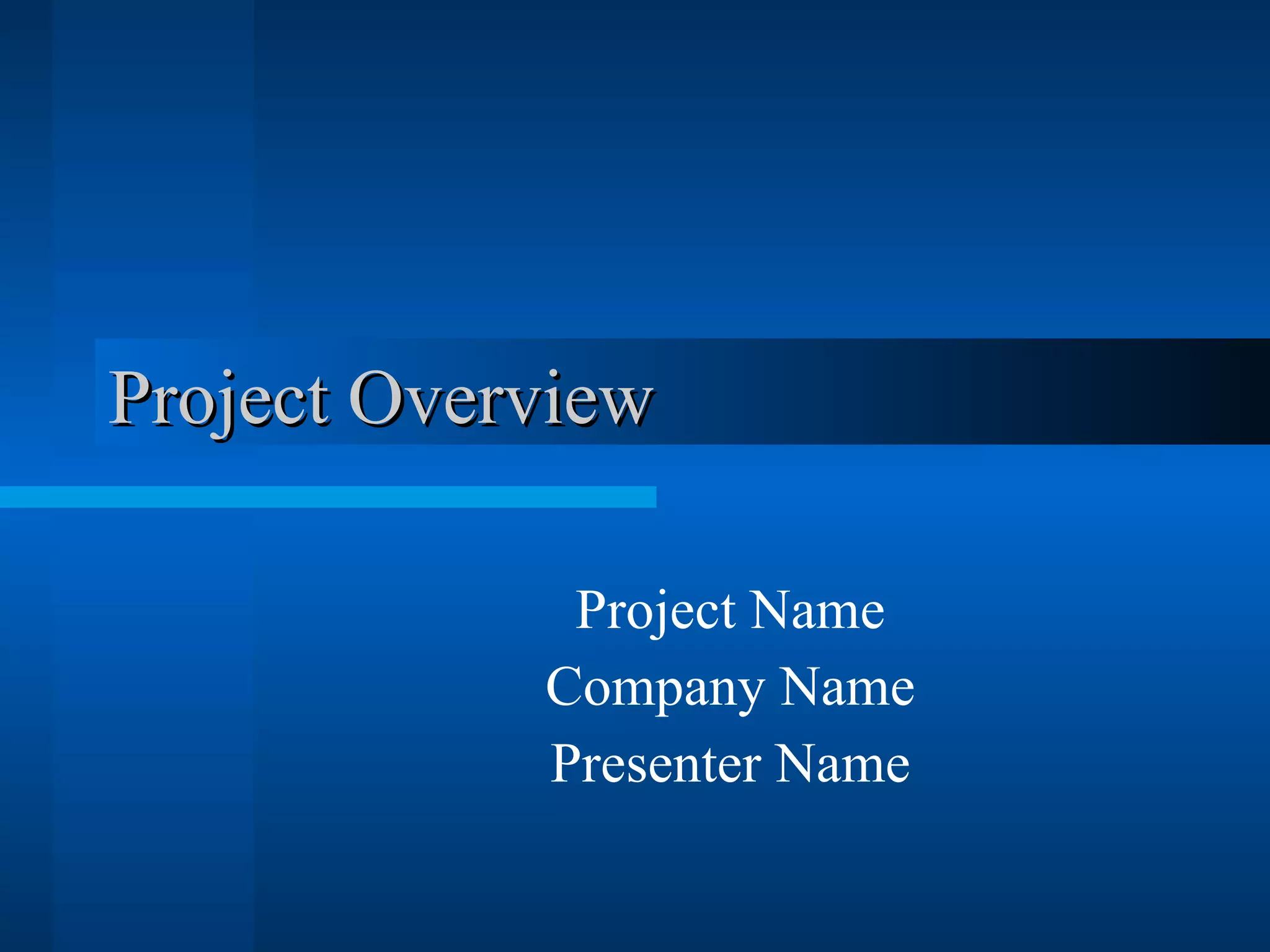 Project Overview | PPT