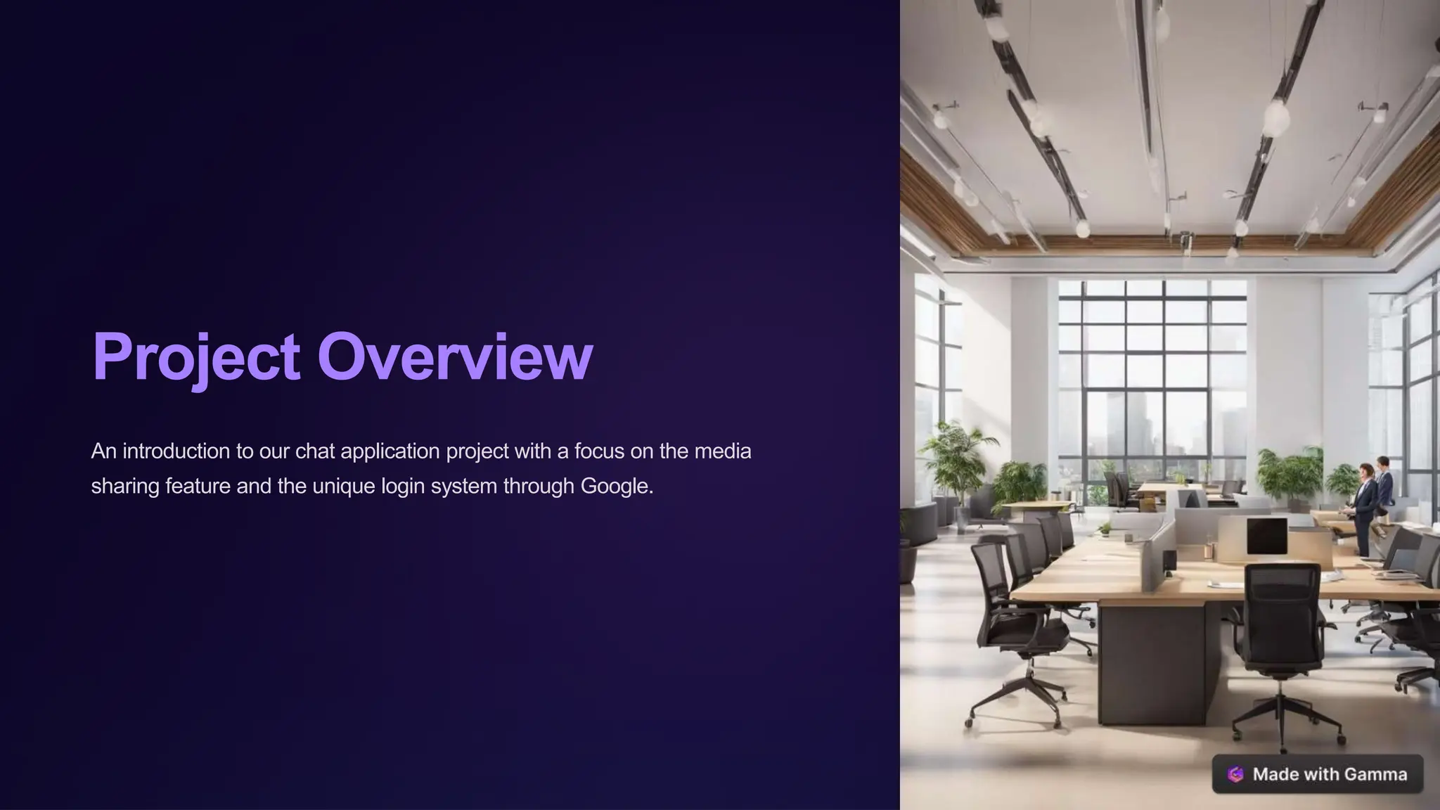 Chatting application Powerpoint presentation | PPTX
