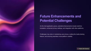 Chatting application Powerpoint presentation | PPTX