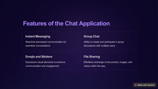 Chatting application Powerpoint presentation | PPTX