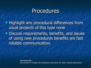 Project Overview Text | PPT