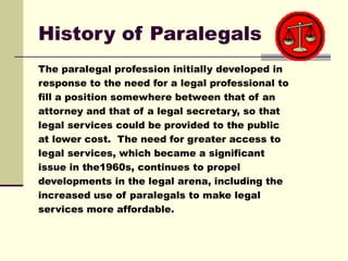 Project paralegal - slide show | PPT