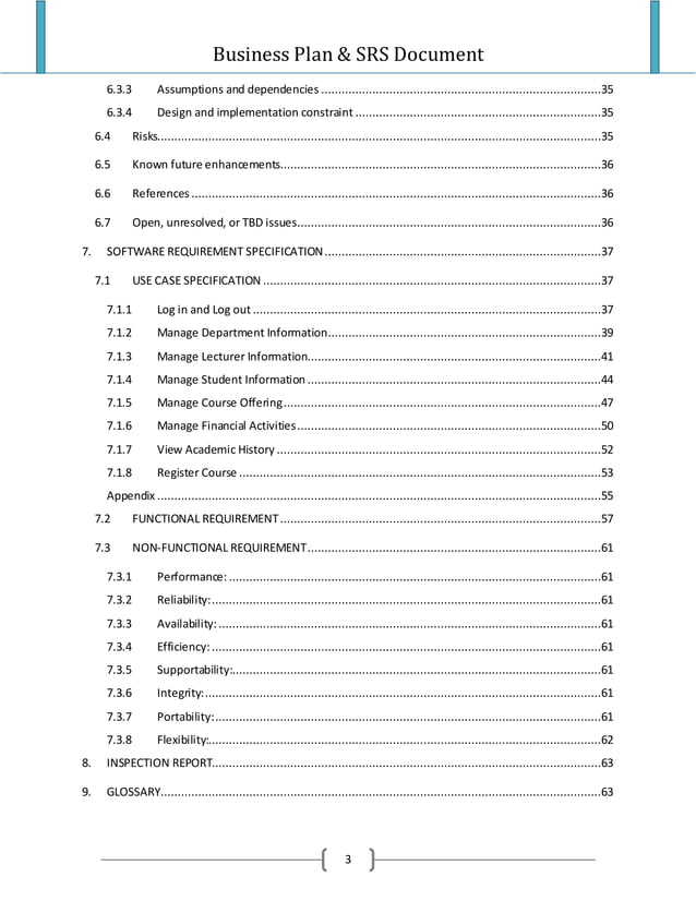 Project Plan And Srs Final | PDF