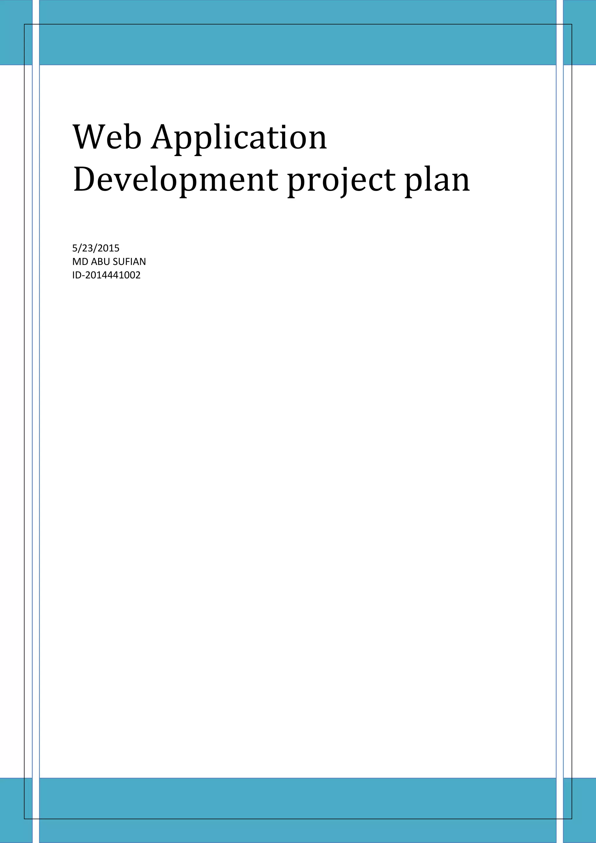Project plan-web | PDF