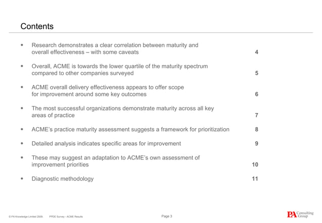 Project Portfolio Delivery Effectiveness Feedback Example Report | PPT ...