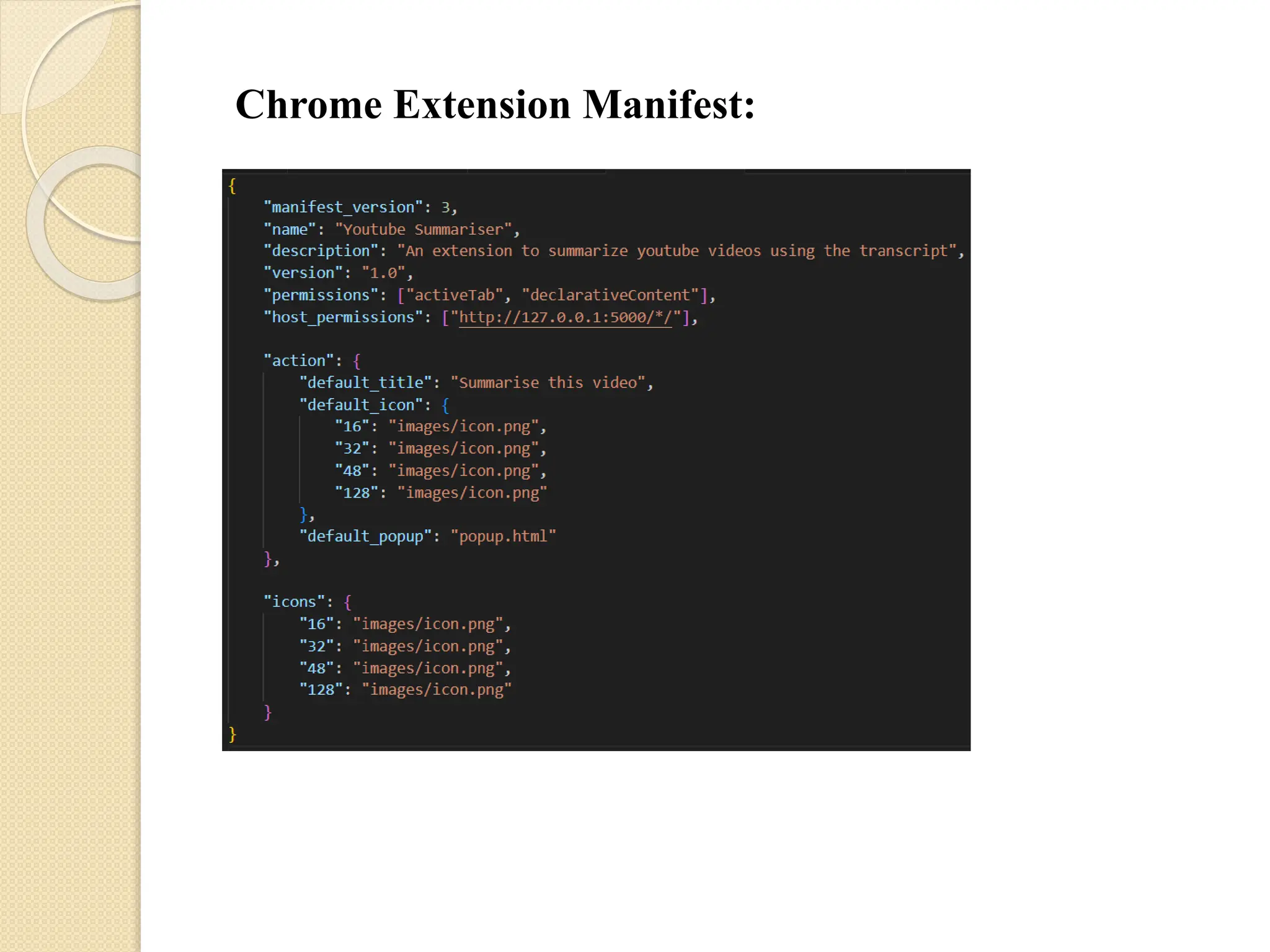 Youtube Transcript Sumariser- application of API | PPTX