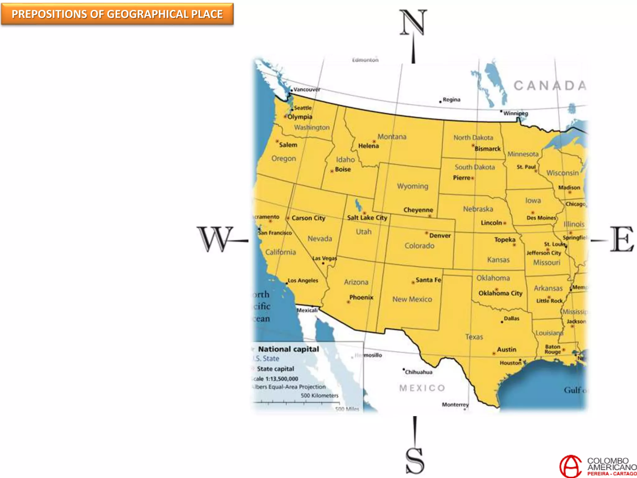 C14 U10 Project prepositions of geographical place. | PPTX