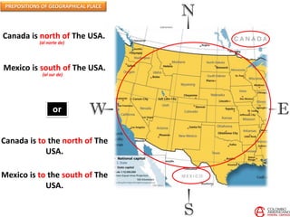 C14 U10 Project prepositions of geographical place. | PPTX