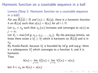 Perron method for the Dirichlet problem | PDF