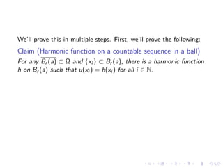 Perron method for the Dirichlet problem | PDF