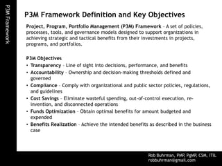 P3M - Project, Program, Portfolio Management Framework | PDF