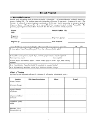 Project proposal document template | DOC | Business Accounting ...