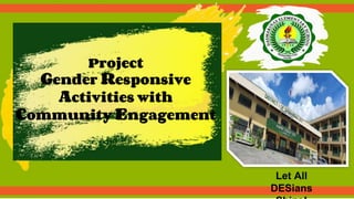 School - Based GAD PROJECT-PROPOSAL "Project GRACE" | PPTX