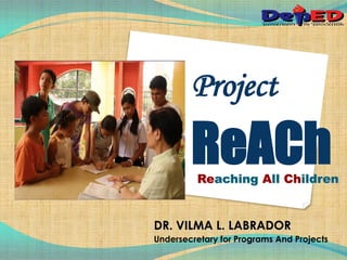 project-reach-presentation research proj | PPT