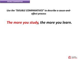 C17 U8 Project repeated and double comparatives. | PPTX