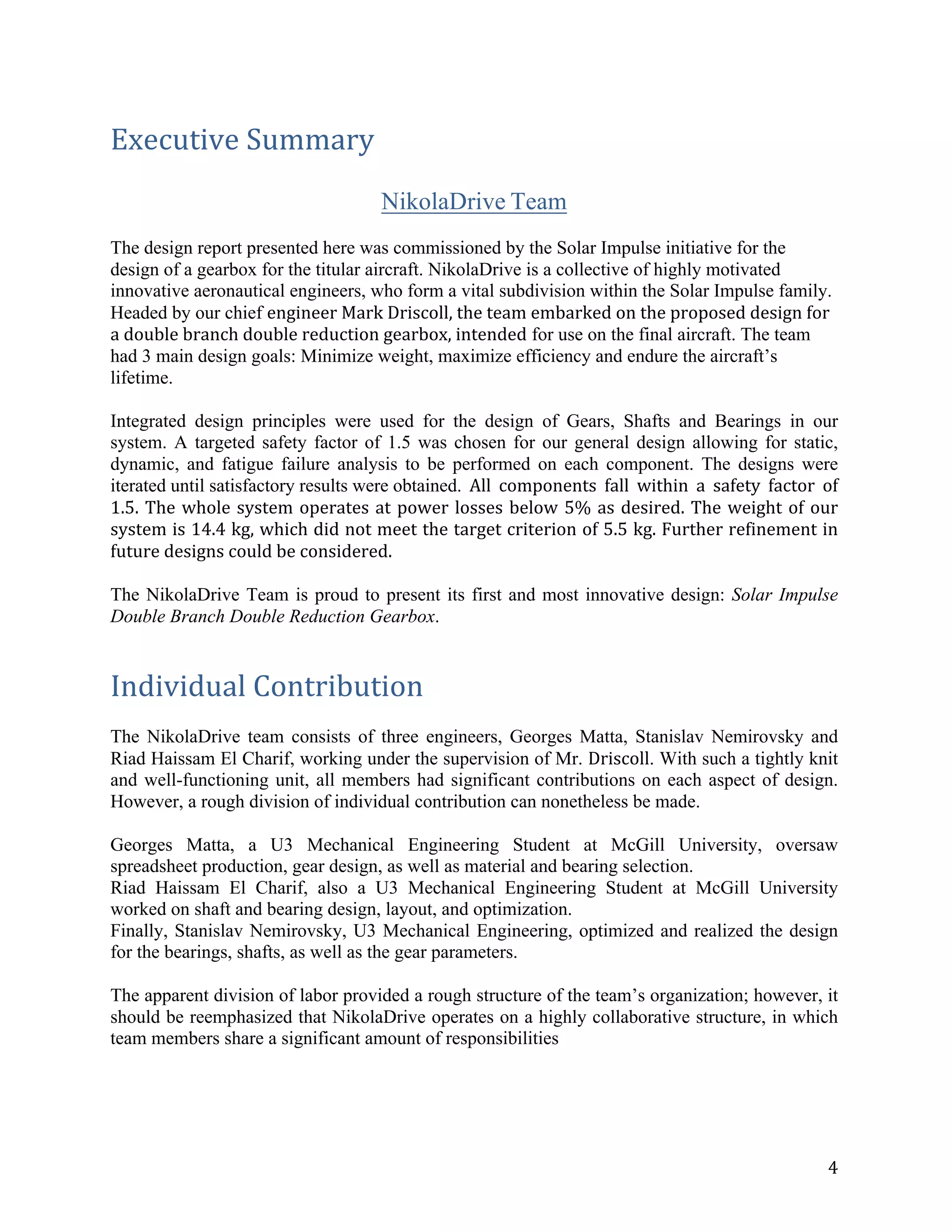 Gearbox design - MECH 393 final project | PDF