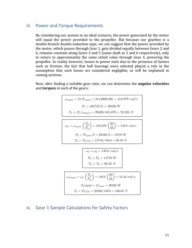 Gearbox design - MECH 393 final project | PDF