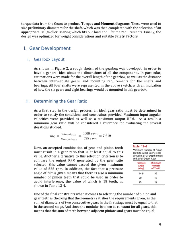 Gearbox design - MECH 393 final project | PDF