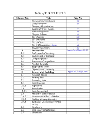 Project report-format by vishal | PDF