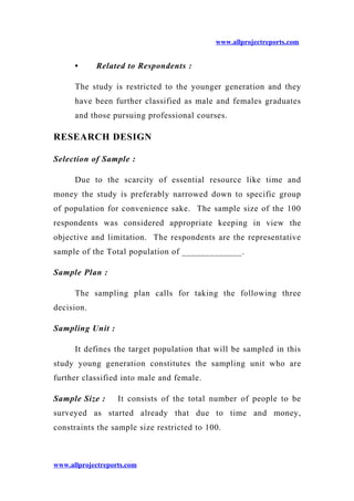 Project report-soap-market | PDF