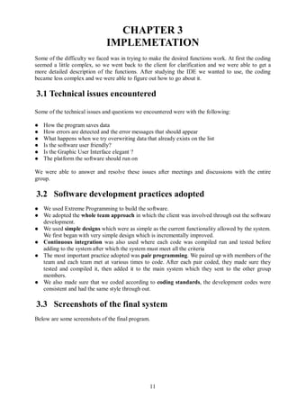 Project report software major project | PDF