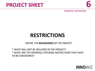 Project Sheet For Problem Defintion | PPT