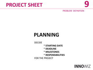 Project Sheet For Problem Defintion | PPT