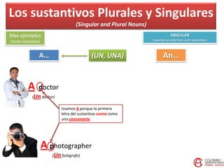Course 1-Unit 1: Singular and plural nouns | PPTX