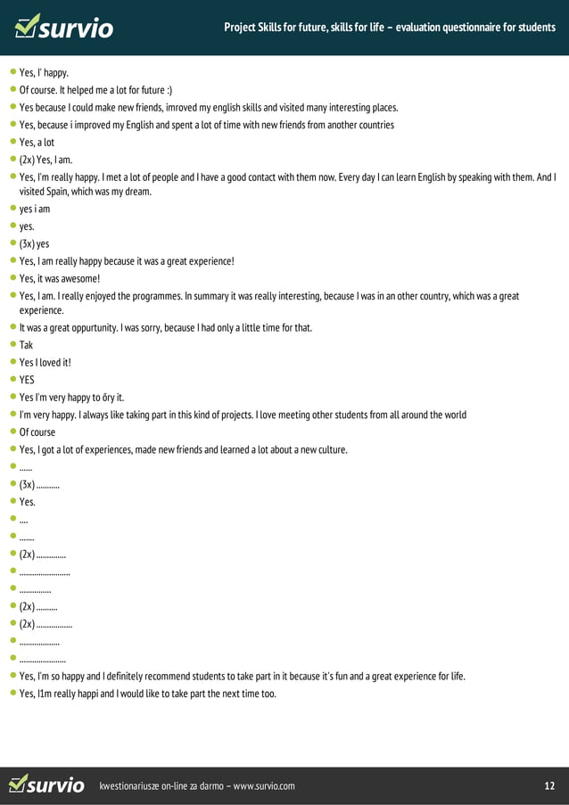 Project skills-for-future-skills-for-life-evaluation-questionnaire-for ...