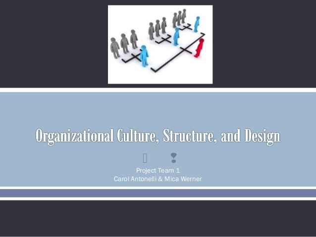 Organizational Structure And Culture