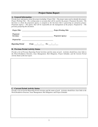 Project status-report | DOC