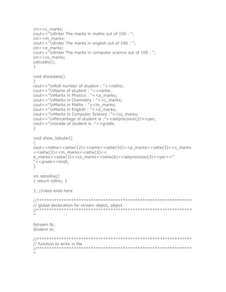 ~ Project-student report-card.cpp[1] | DOC