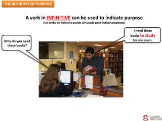 Course 10-Unit 9: The infinitive of purpose | PPTX