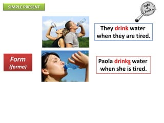 Course 3-Unit 7: The simple present tense-spelling rules with he, she ...