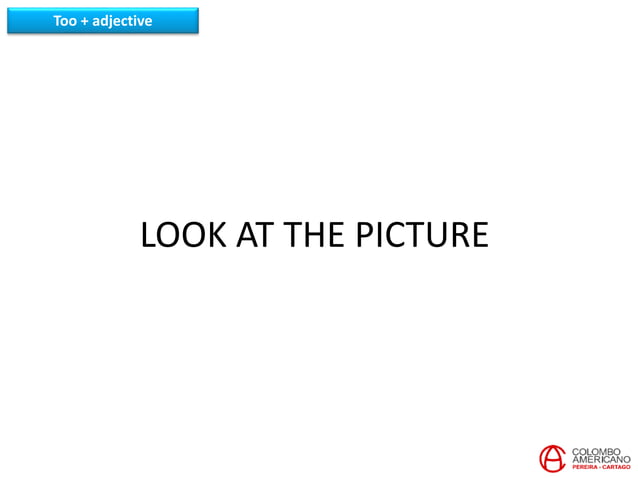 C5 U13 Project the use of too + adjective | PPT | Free Download