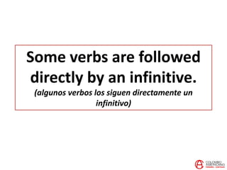 C14 U9 Project verbs followed by objects and infinitives. | PPTX