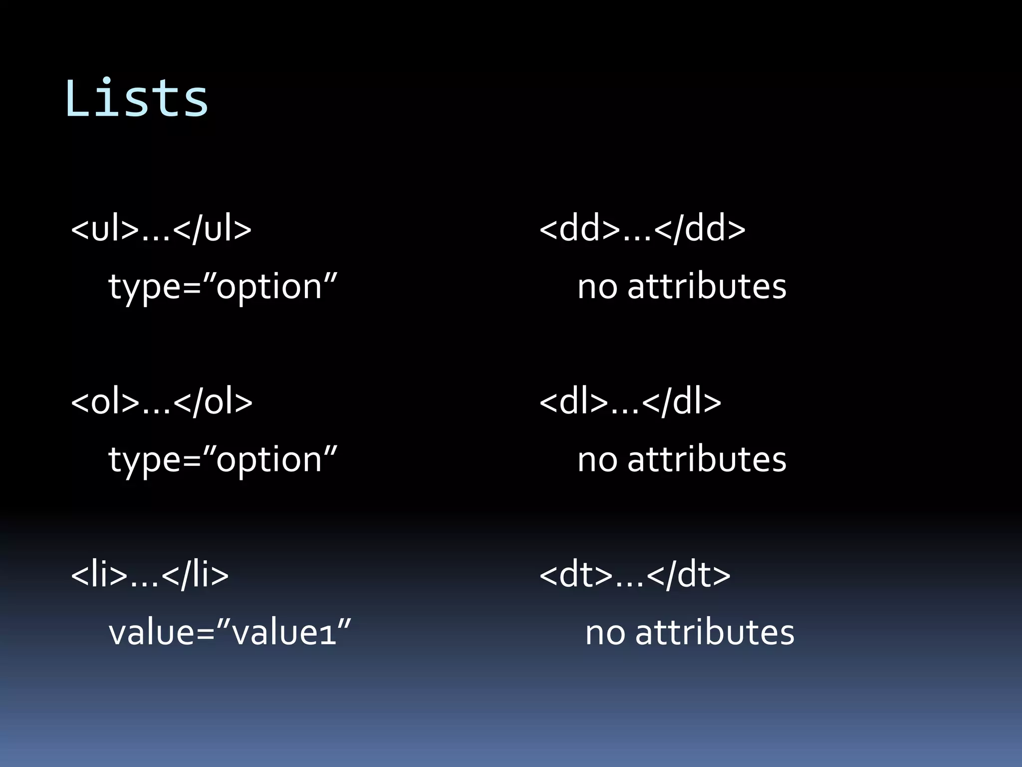 Project 02 Creating and Editing a Web Page - Tags and Attributes | PPTX