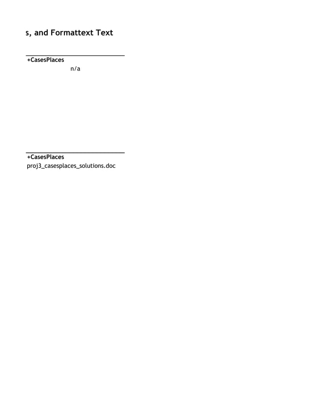 Project 03 Creating Web Pages with Links, Images, and Formatted Text - Outline and Checklist ...