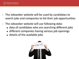 Job Application Database | PPT