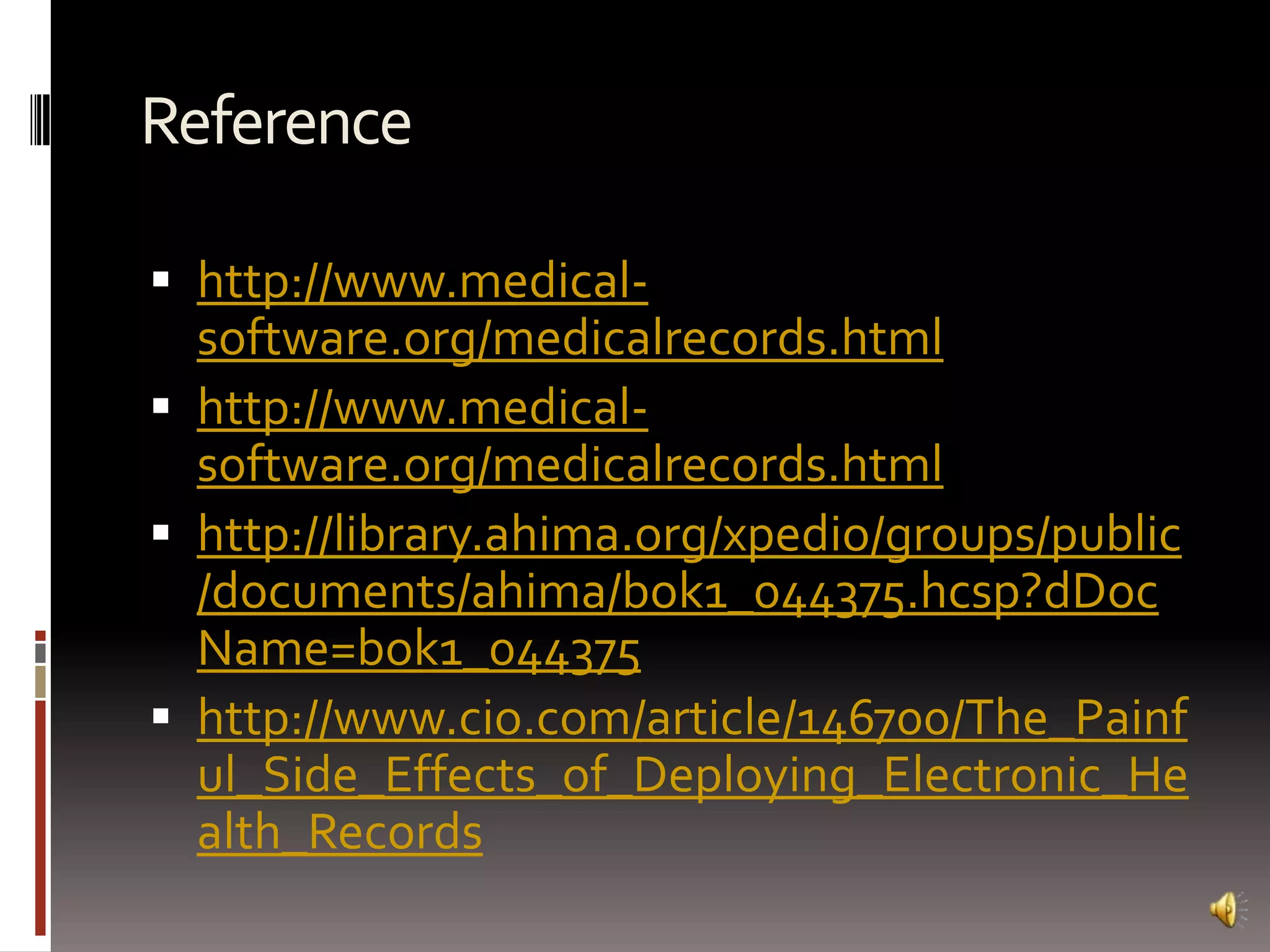 Fragmentation of medical records | PPTX