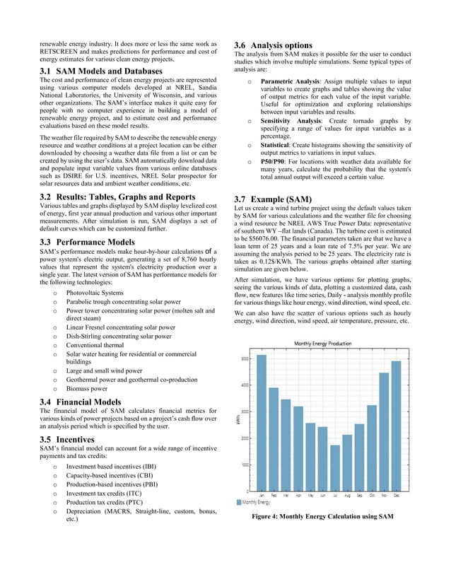 Comparison between SAM and RETScreen | PDF | Power and Energy Industry | Industries